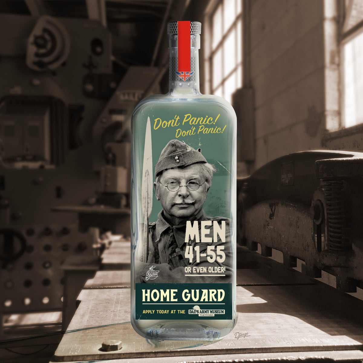 Home Guard “Don’t Panic! Don’t Panic!” Limited Edition Gin. – Classic Racing Spirit